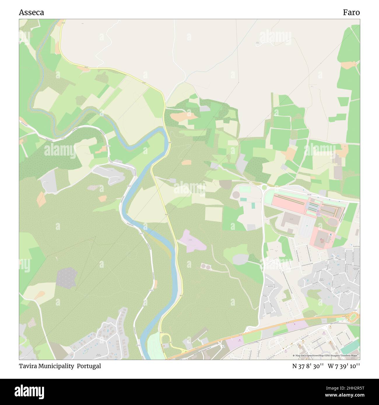 Map of tavira portugal hi-res stock photography and images - Alamy