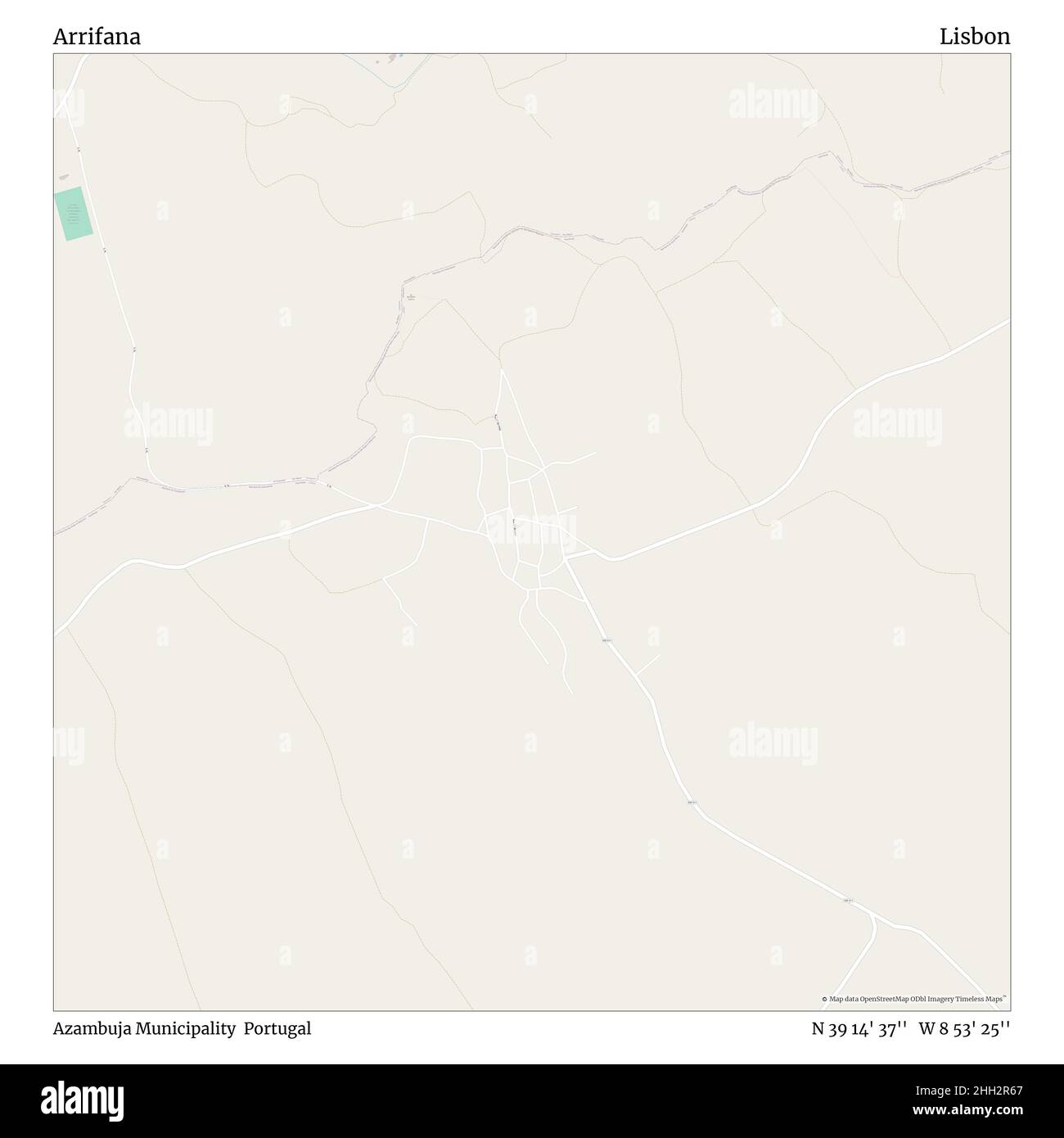 Map of azambuja portugal hi-res stock photography and images - Alamy