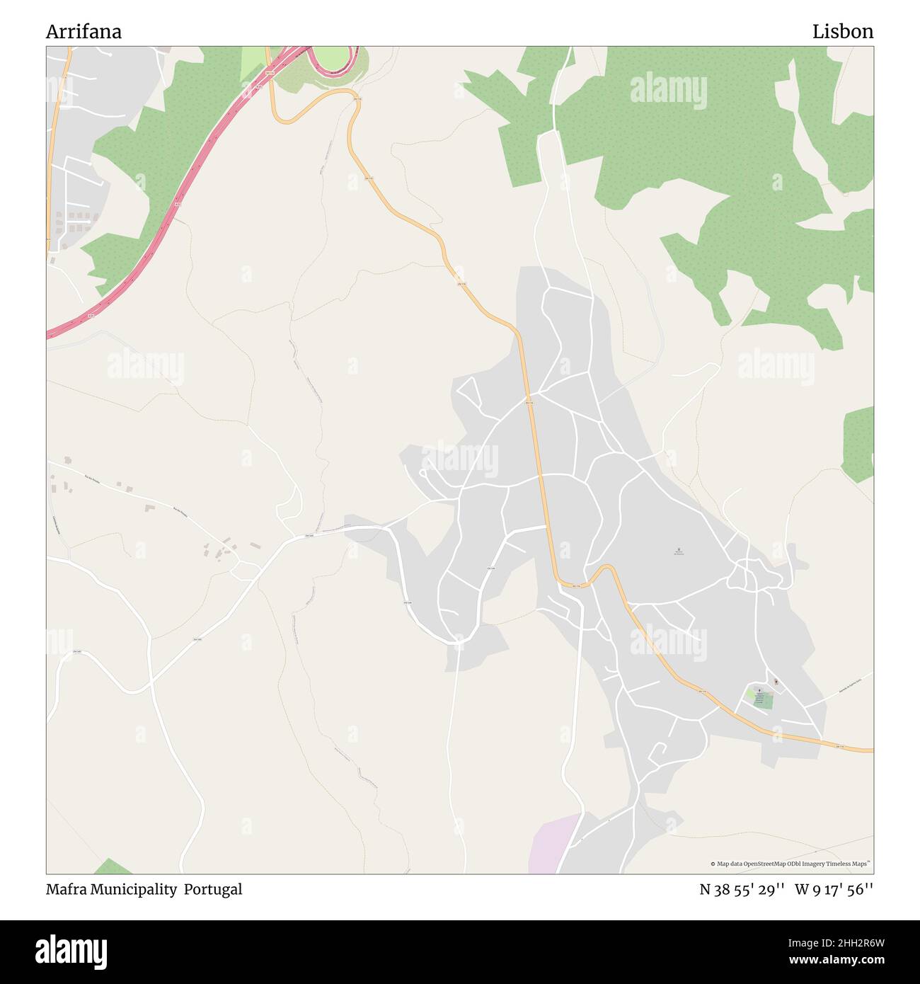 Map of mafra hi-res stock photography and images - Alamy