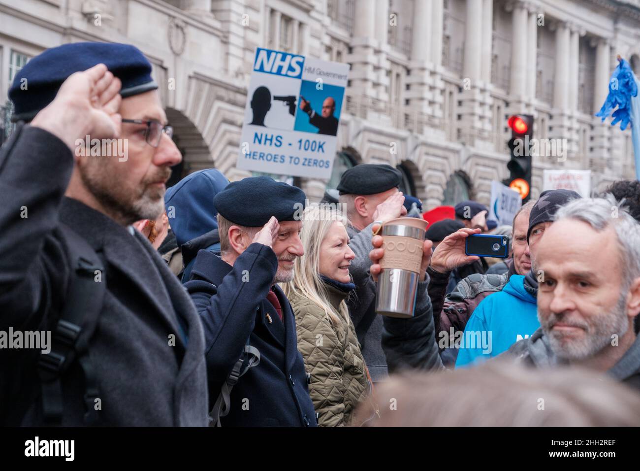 Former and current workers of the NHS have come out against the ...