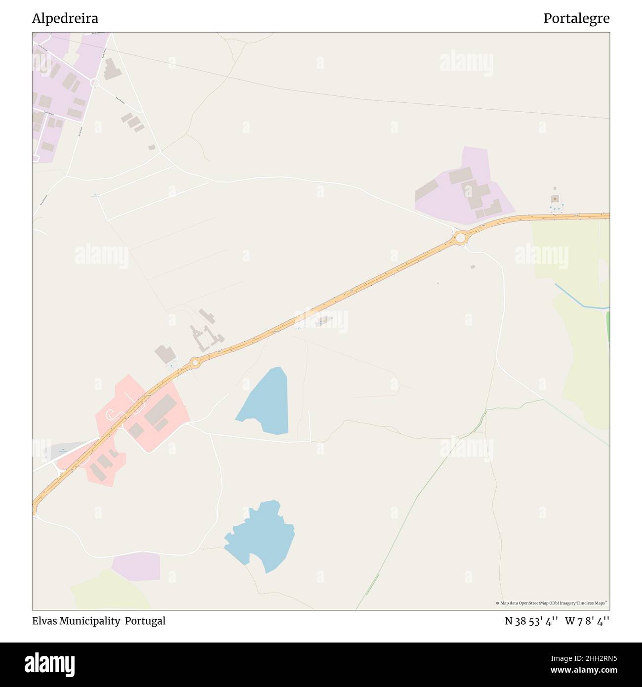 Map of elvas portugal hi-res stock photography and images - Alamy