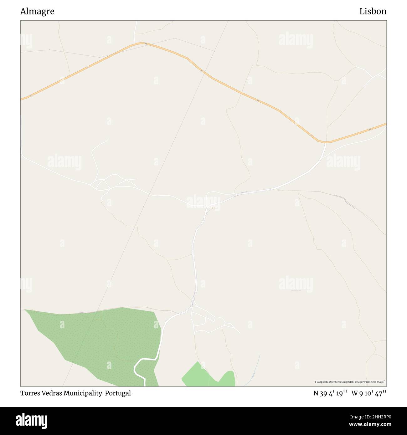 Map of torres vedras hi-res stock photography and images - Alamy