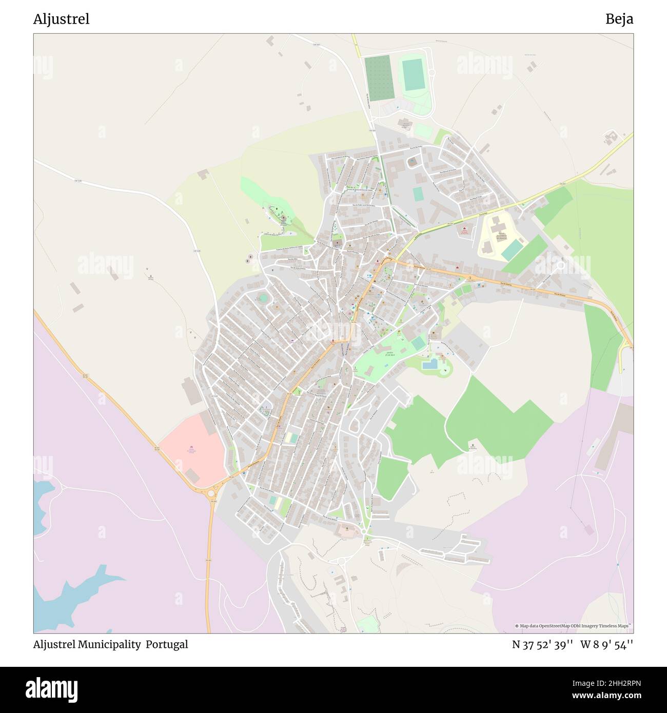 Map of aljustrel hi-res stock photography and images - Alamy