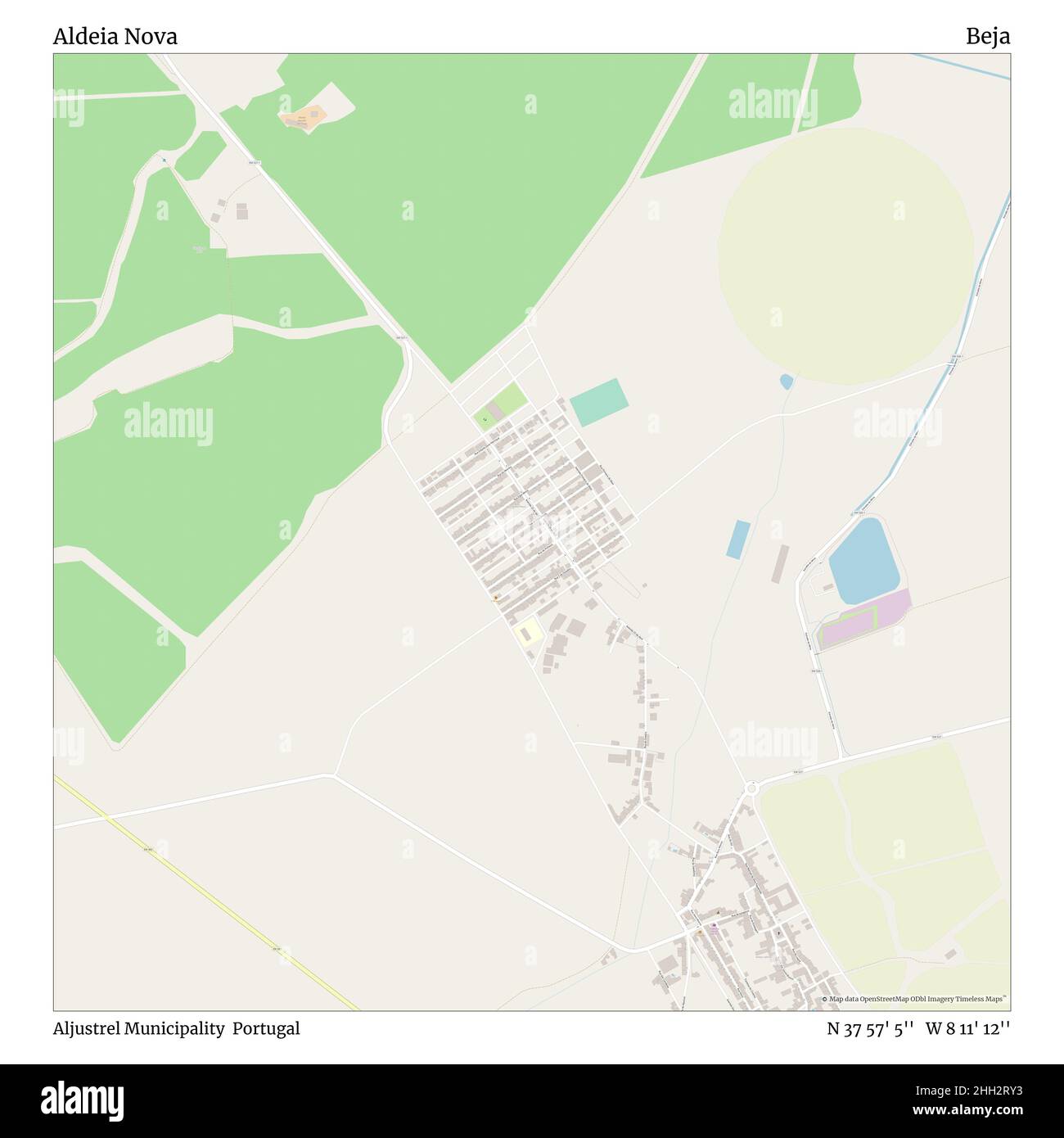 Map of aljustrel hi-res stock photography and images - Alamy