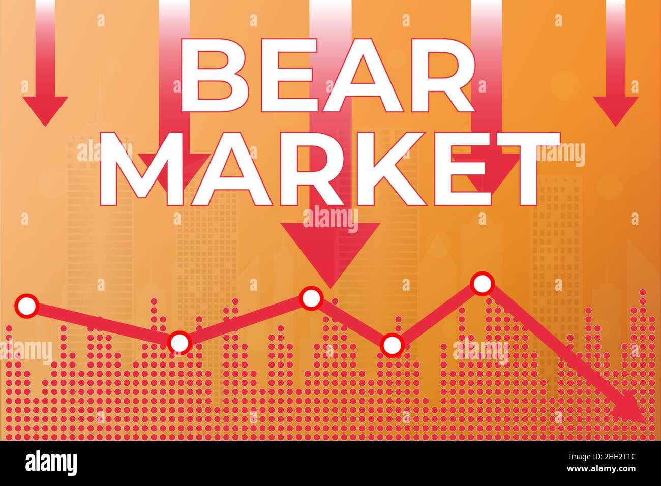 Money dollar bear crisis chart Stock Vector Images - Alamy