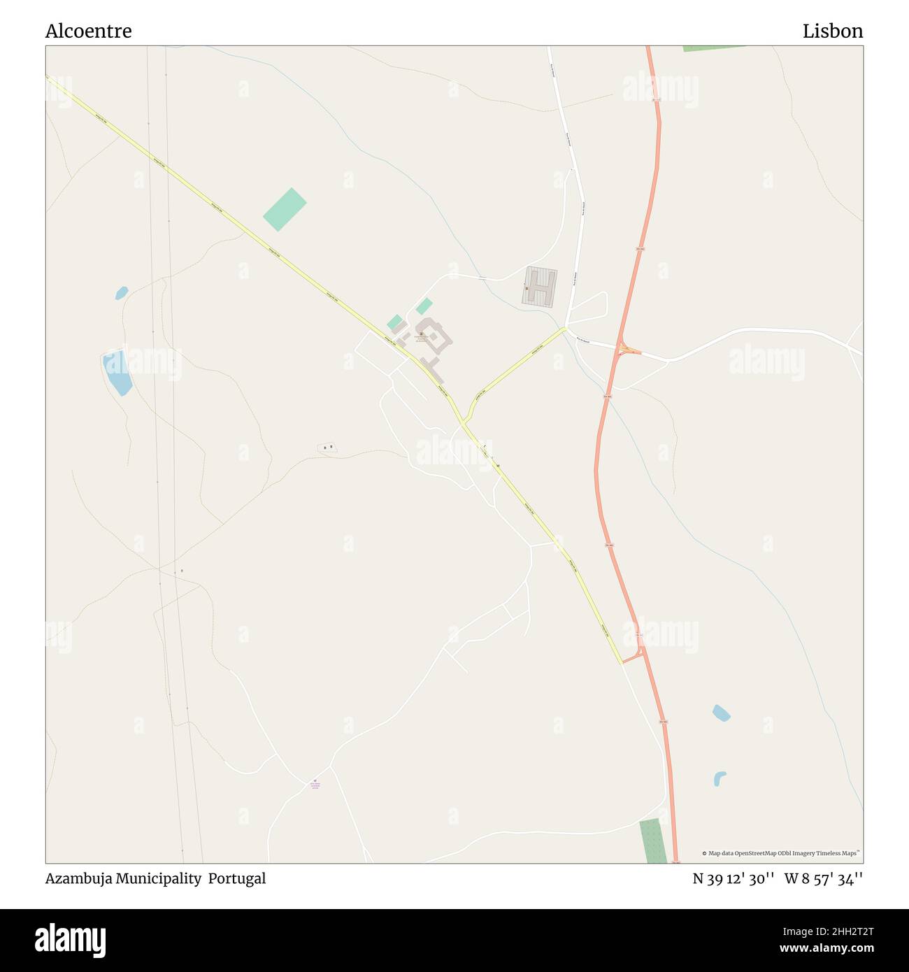 Map of azambuja portugal hi-res stock photography and images - Alamy