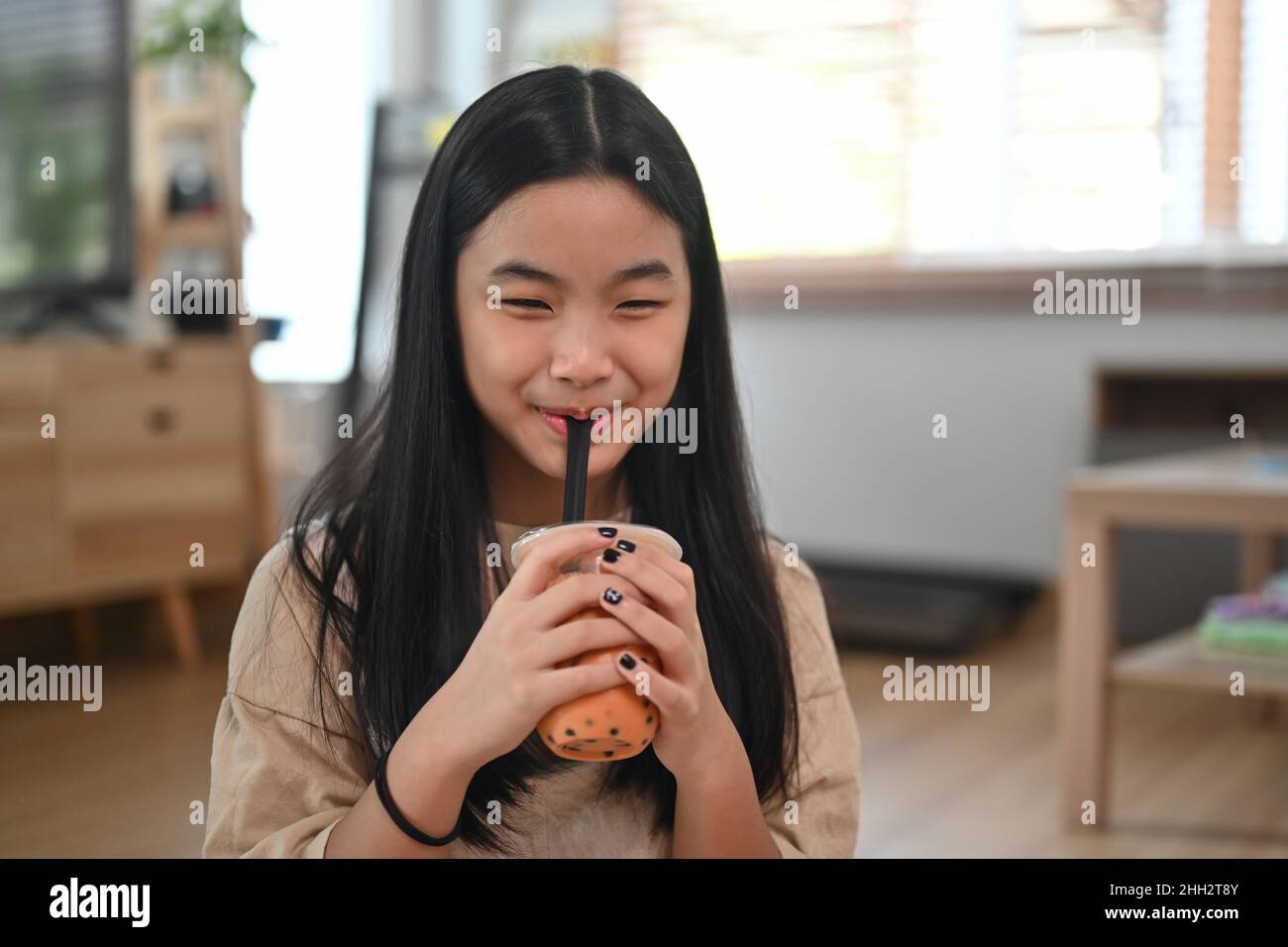 Drinking boba hi-res stock photography and images - Alamy