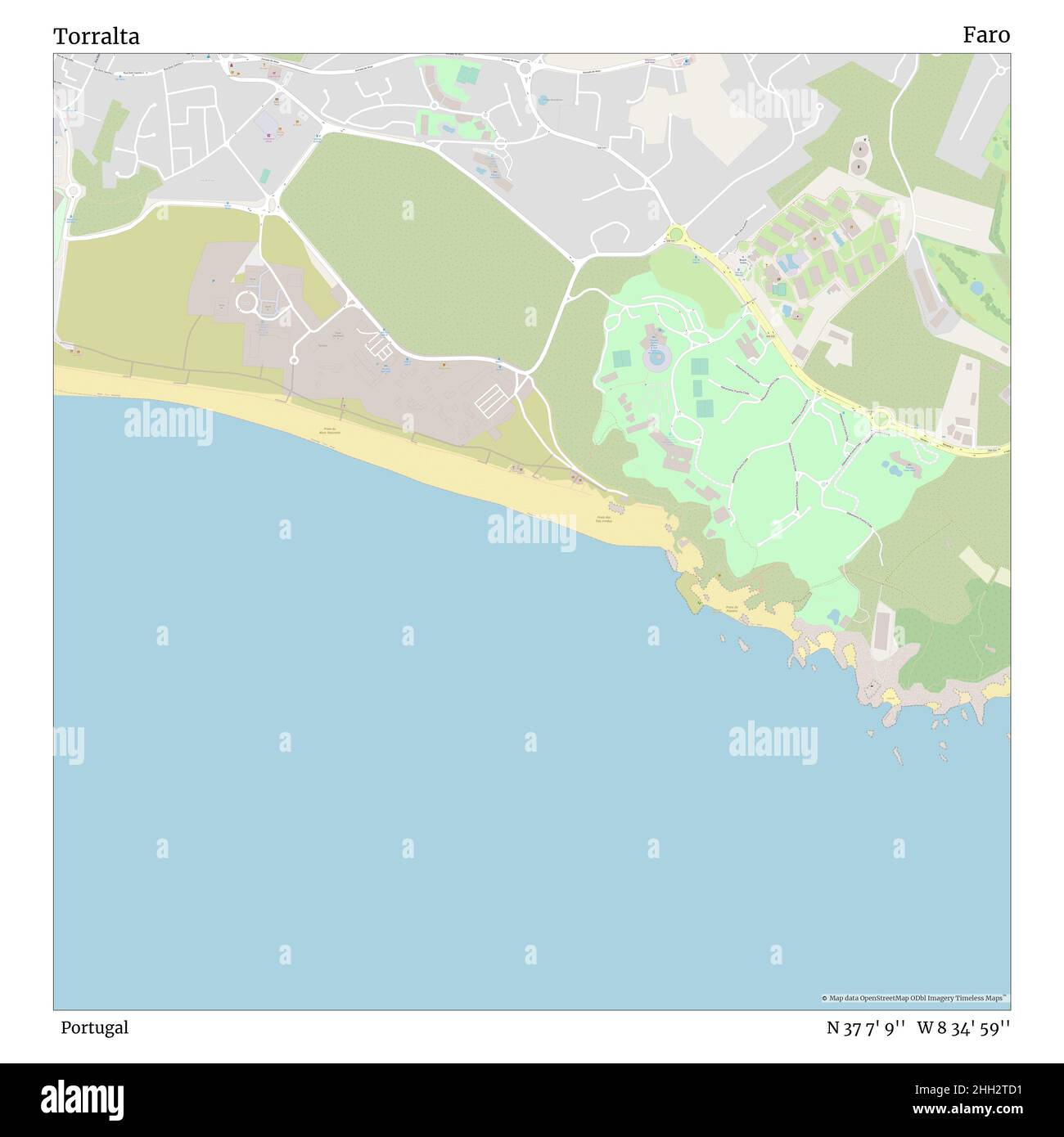 Map of faro portugal hi-res stock photography and images - Alamy