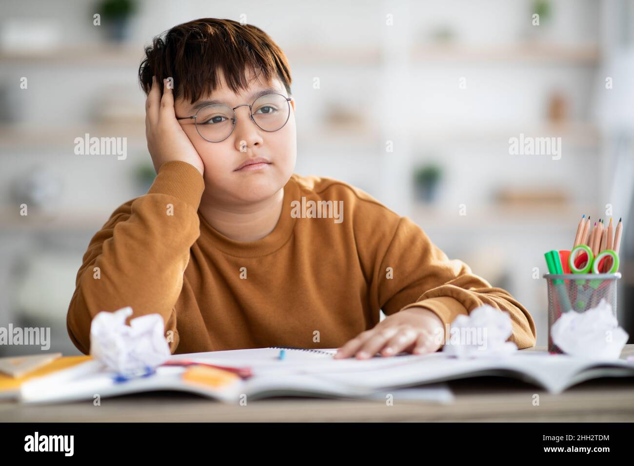 Depressed Obese Child