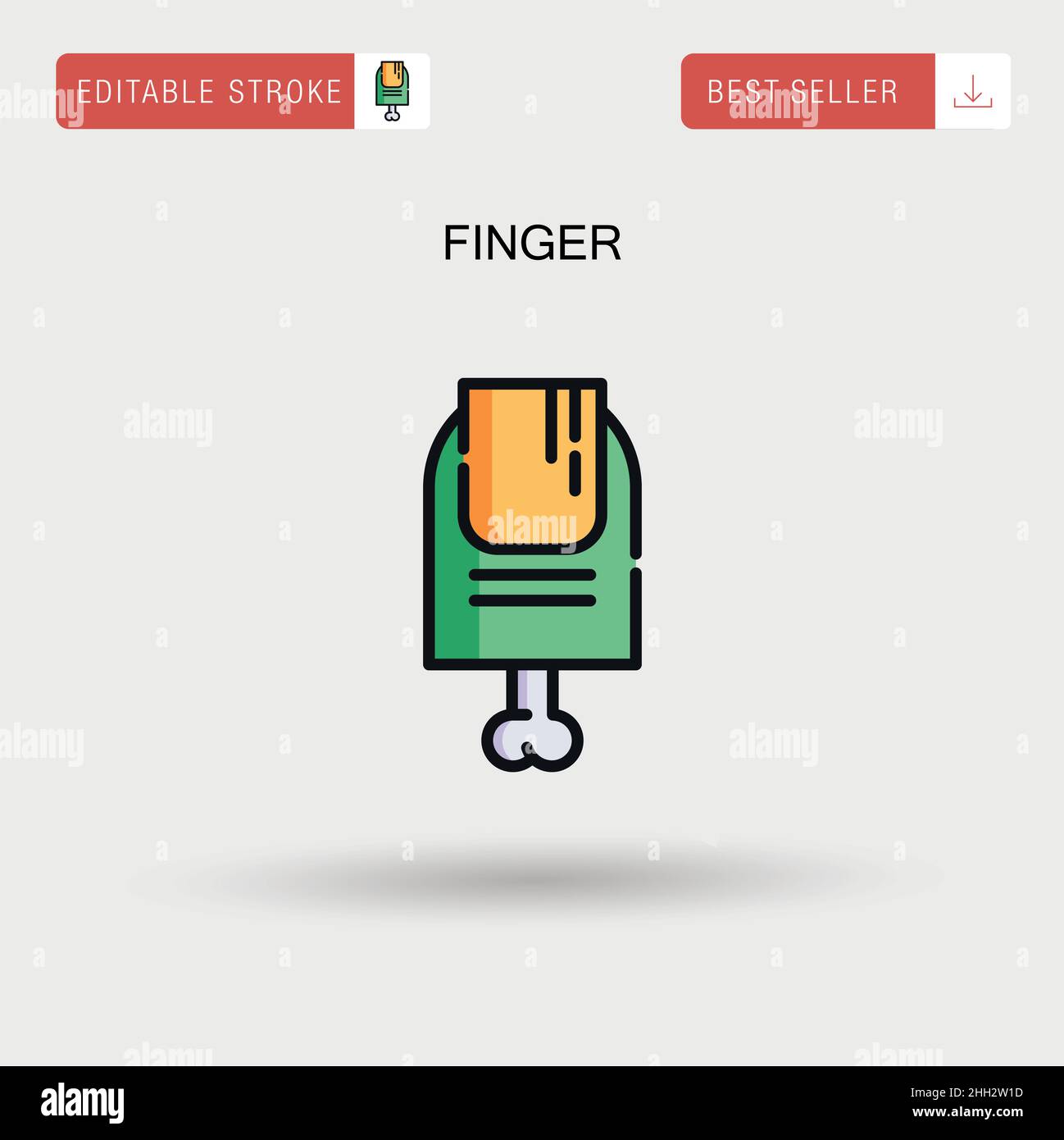 Index finger outline hi-res stock photography and images - Alamy