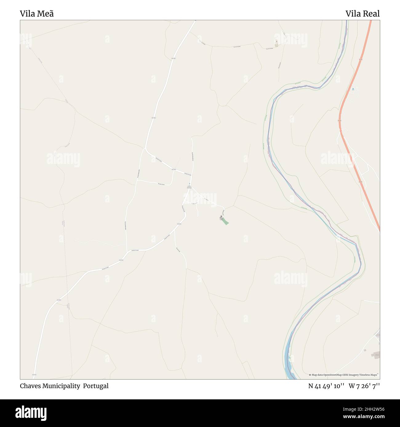 Map of chaves hi-res stock photography and images - Alamy