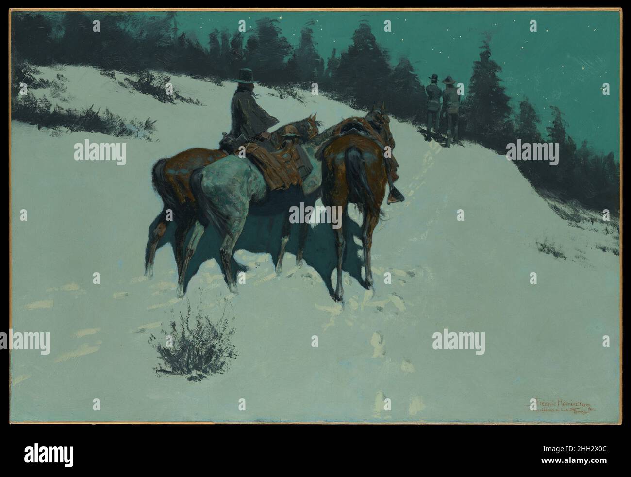 A Reconnaissance 1902 Frederic Remington After 1900 Remington produced ...