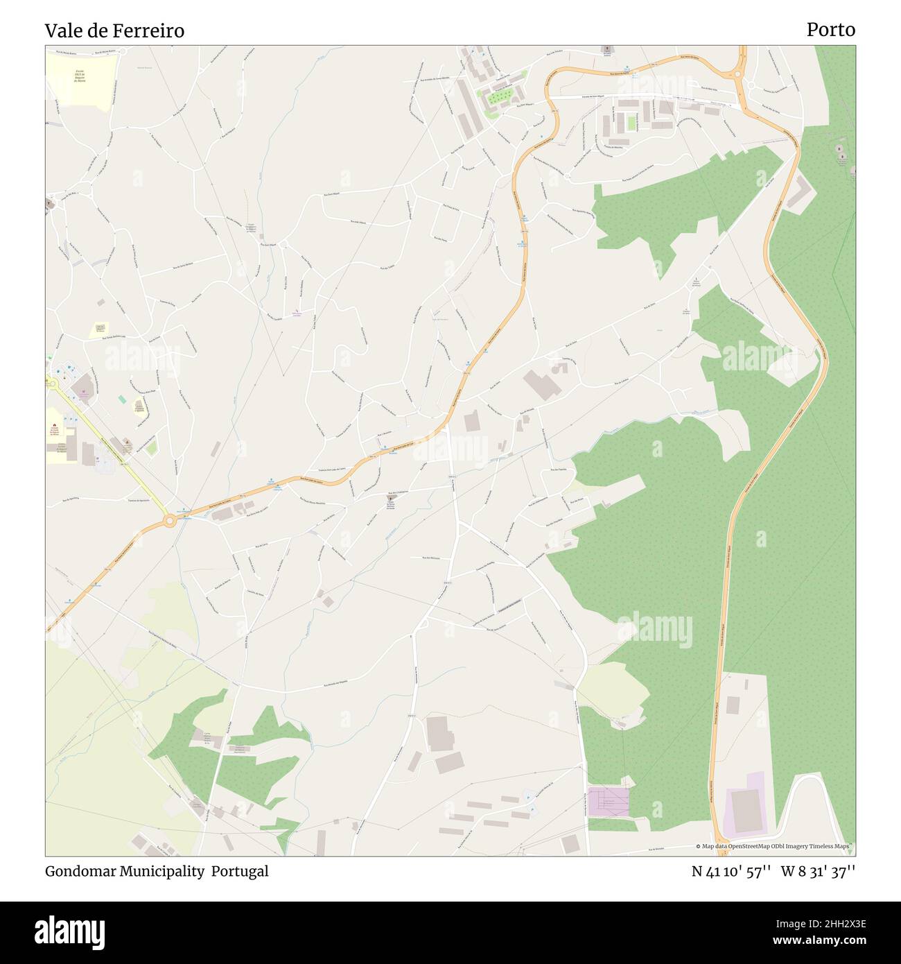 Vale de Ferreiro, Gondomar Municipality, Portugal, Porto, N 41 10' 57 ...
