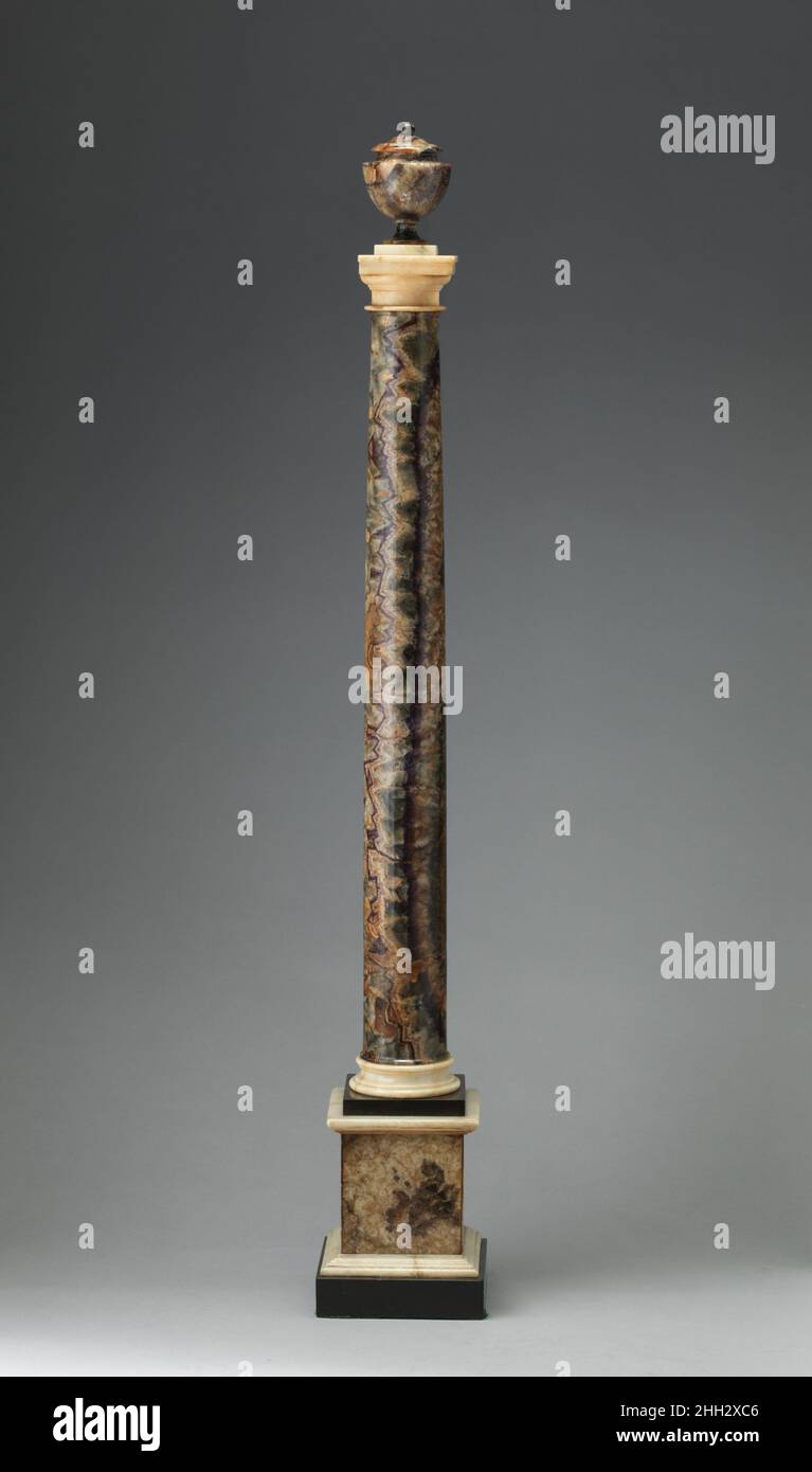 Column 18th century British Blue John, also known as Derbyshire Spar ...
