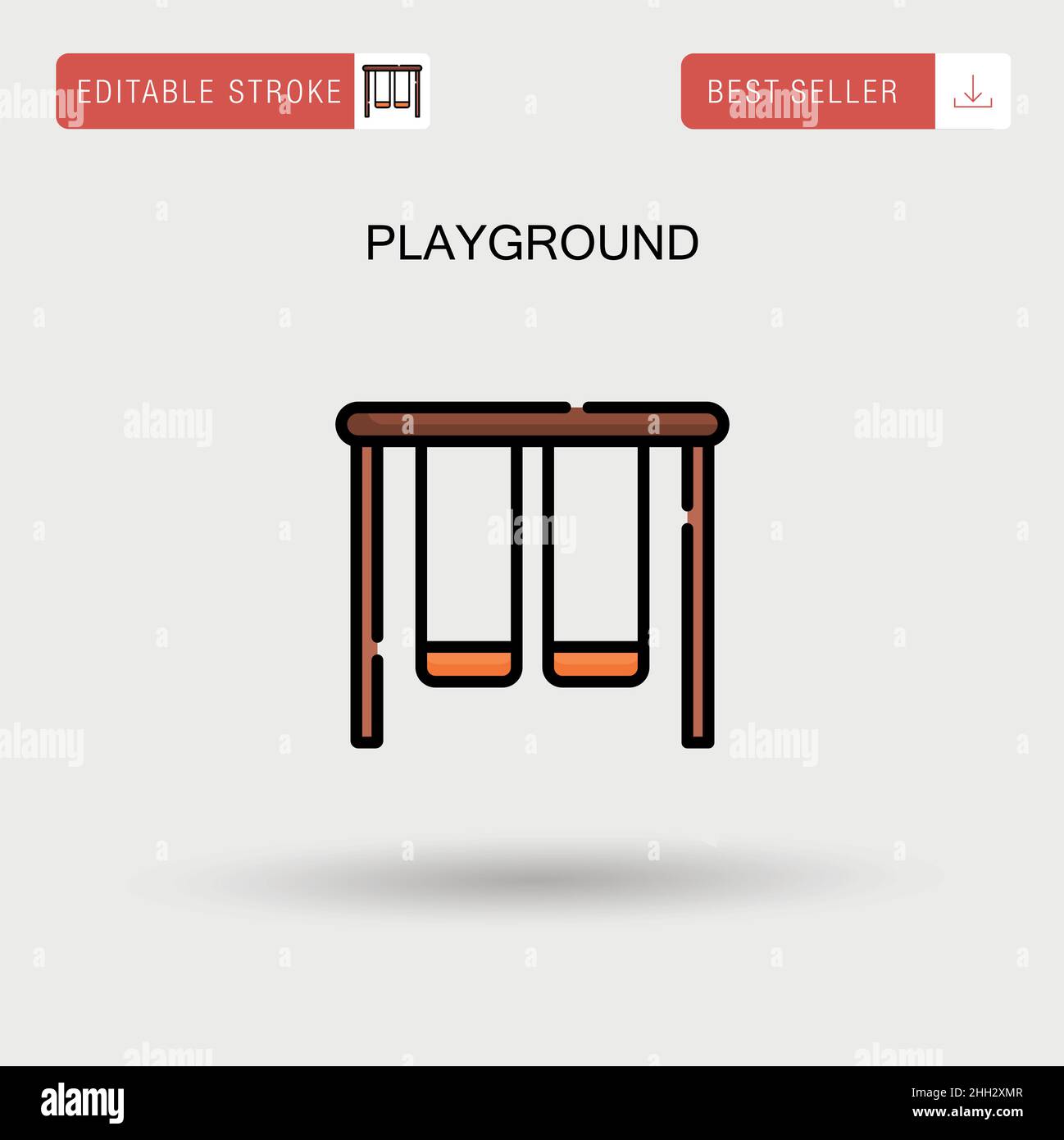 Playground Simple vector icon Stock Vector Image & Art - Alamy