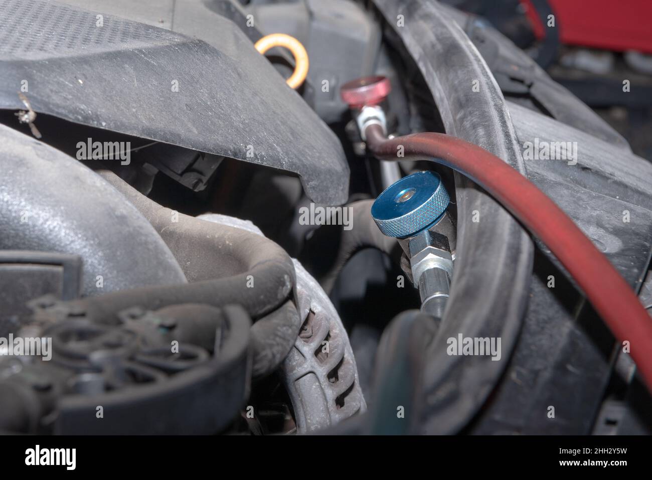 Air conditioning at the car is filling Stock Photo - Alamy