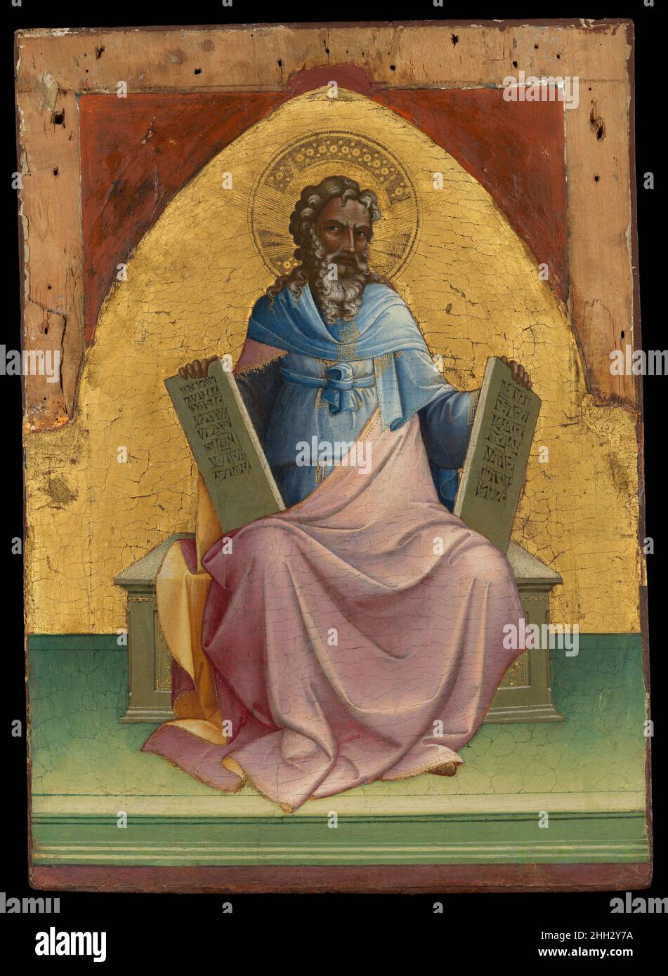Moses holds the 10 commandments hi-res stock photography and images - Alamy