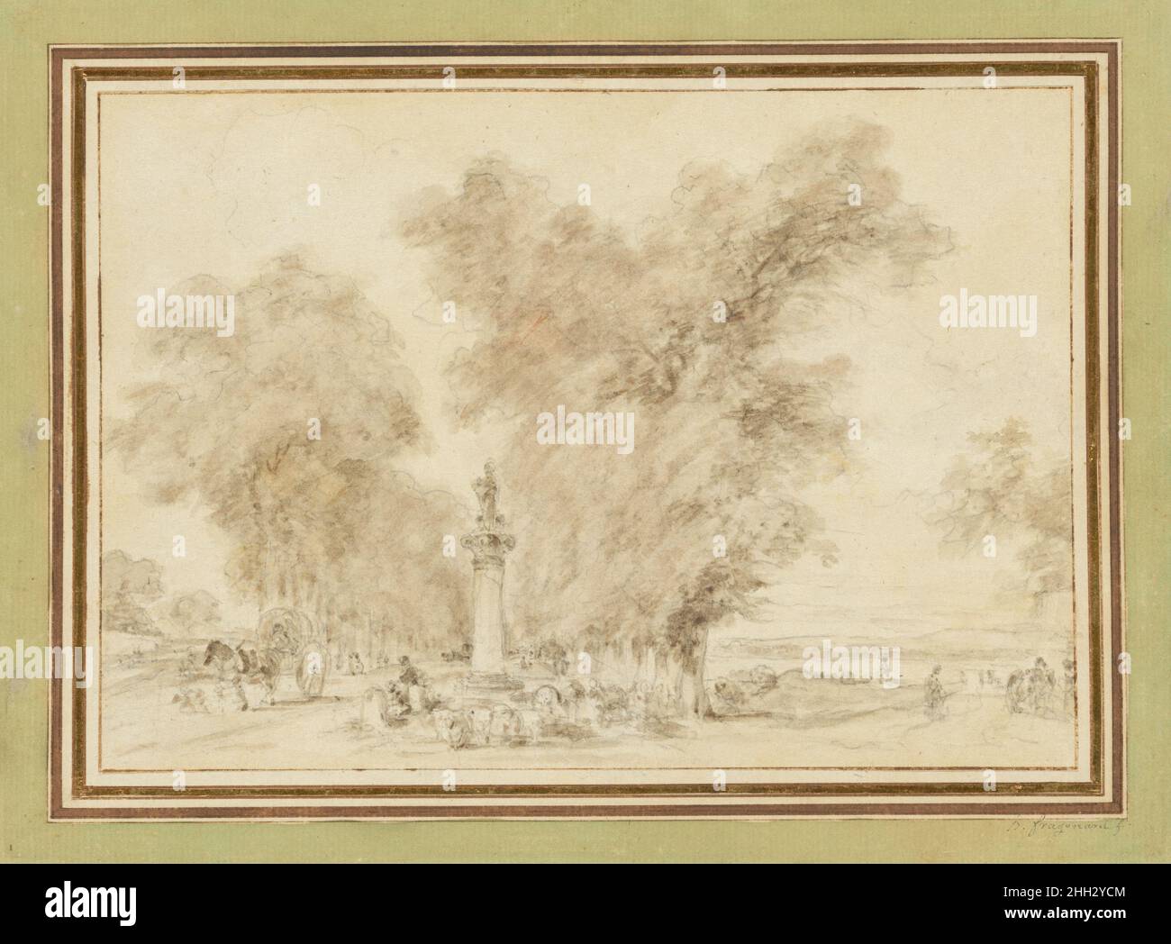 Jean honore fragonard drawing hi-res stock photography and images - Alamy