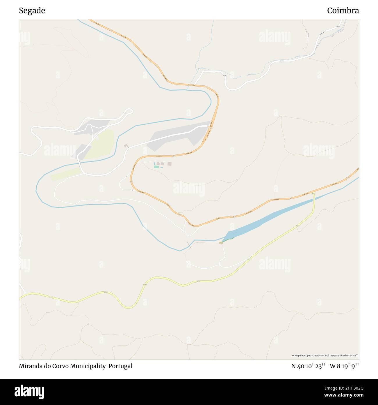 Map of miranda do corvo hi-res stock photography and images - Alamy