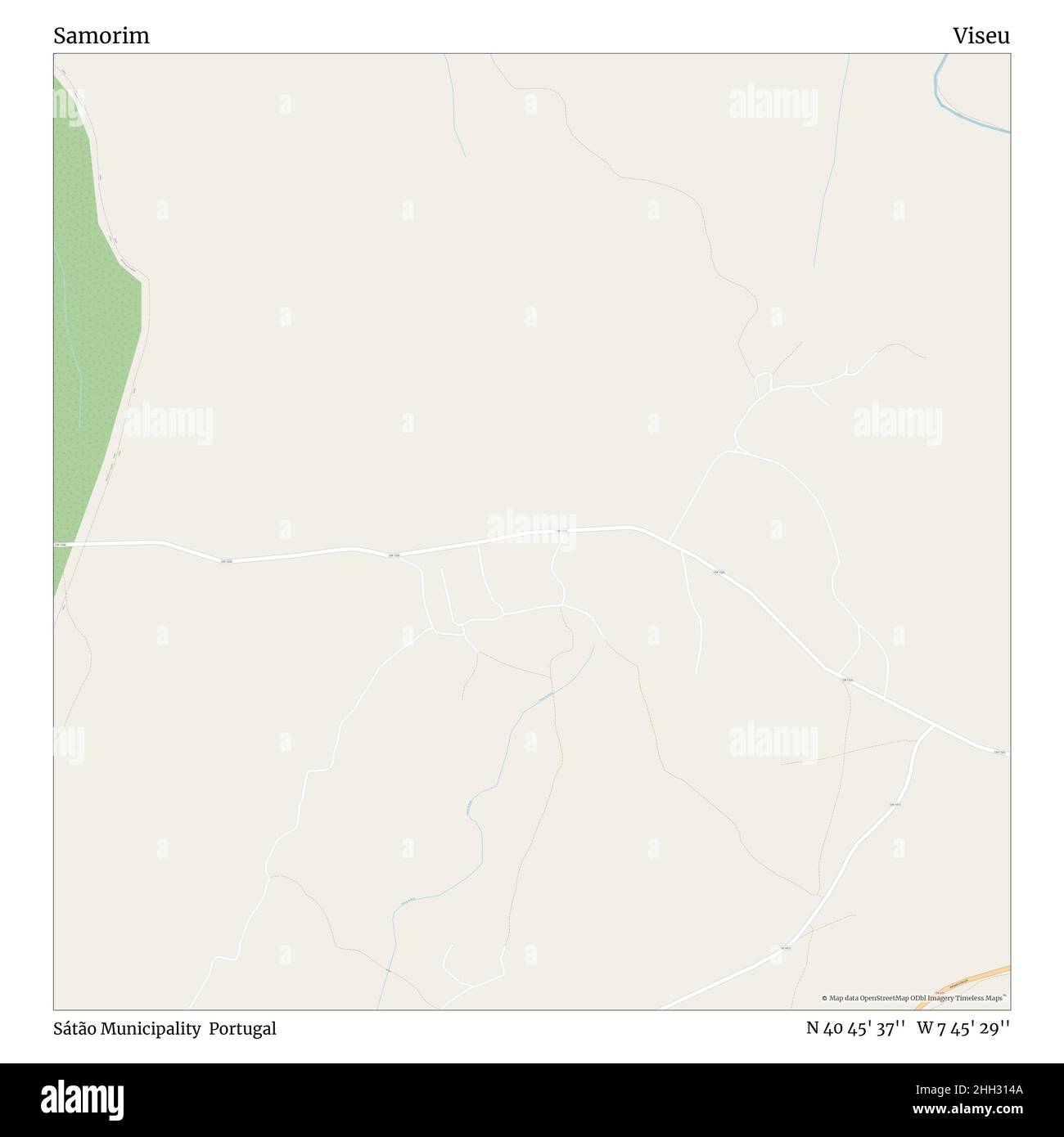 Samorim, Sátão Municipality, Portugal, Viseu, N 40 45' 37'', W 7 45' 29 ...