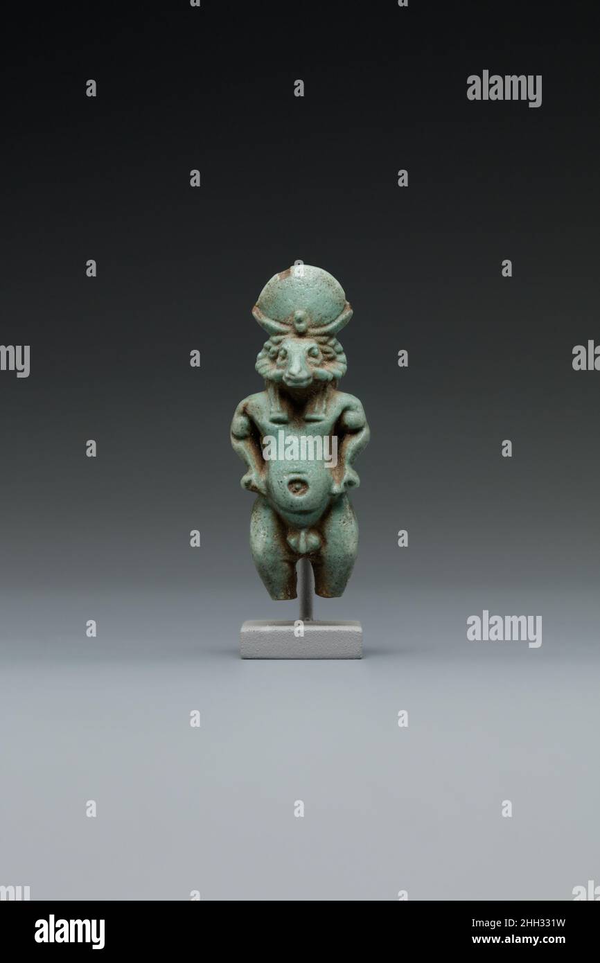 Hybrid god 664–332 B.C. Late Period. Hybrid god. 664–332 B.C.. Faience ...
