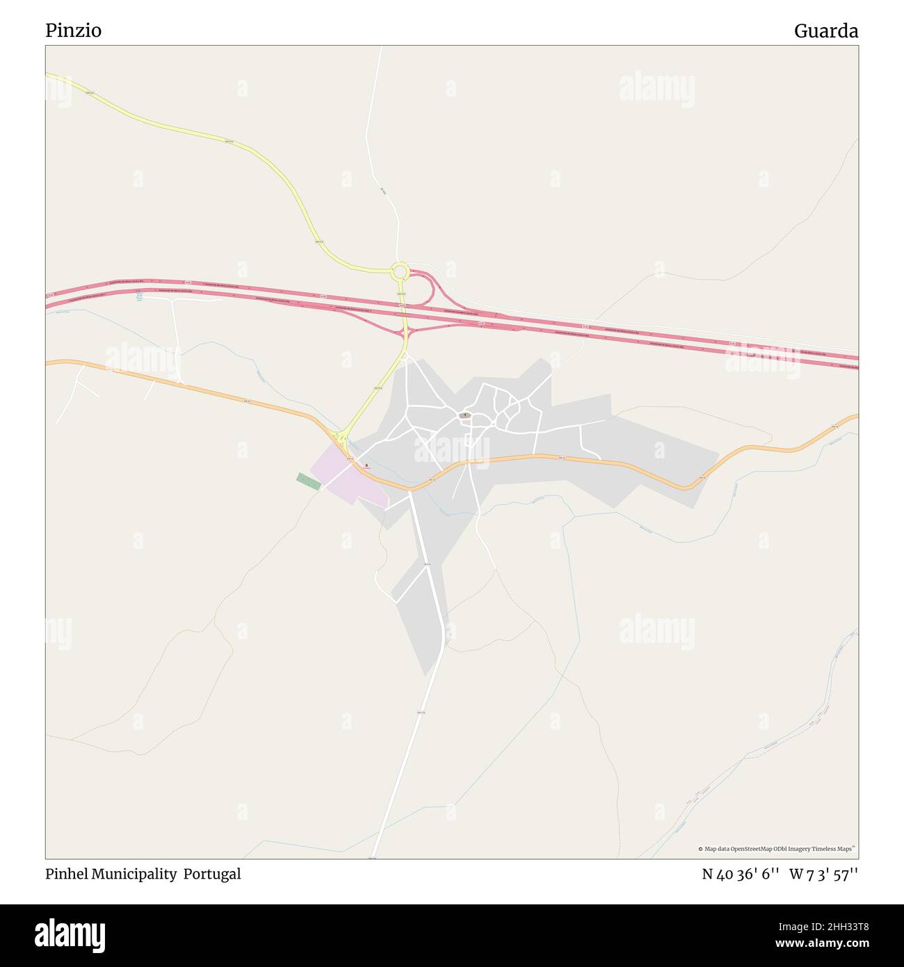 Map of pinhel portugal hi-res stock photography and images - Alamy