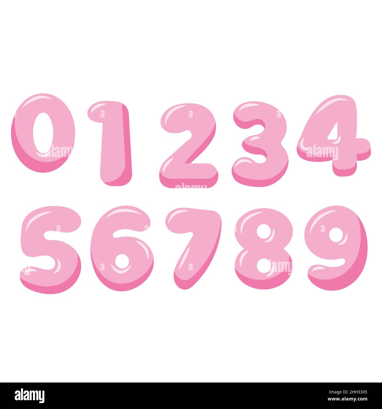 Numeric Cut Out Stock Images & Pictures - Alamy
