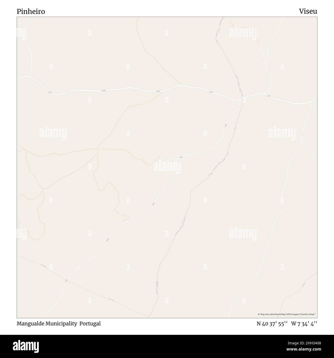 Map of mangualde portugal hi-res stock photography and images - Alamy