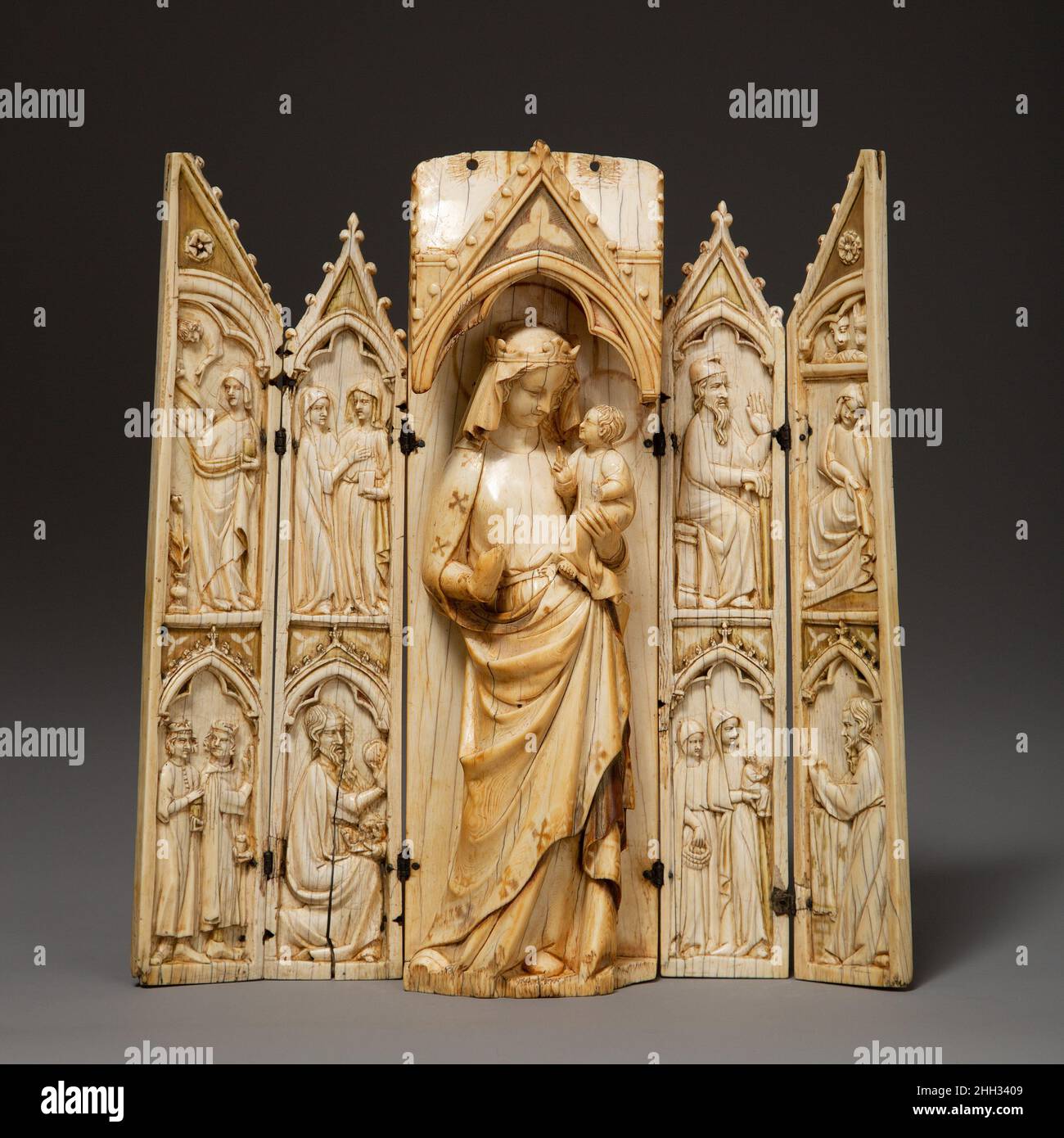 Tabernacle or Folding Shrine 14th century French The thirteenth and ...