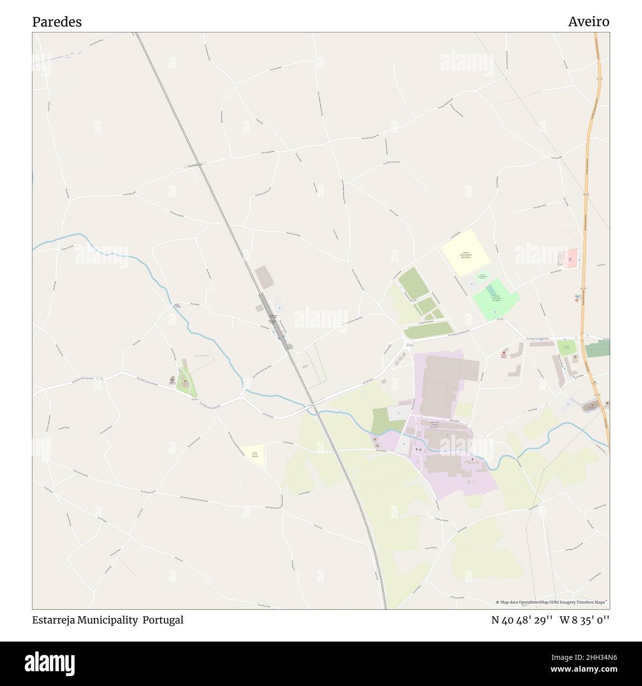 Paredes, Estarreja Municipality, Portugal, Aveiro, N 40 48' 29'', W 8 ...