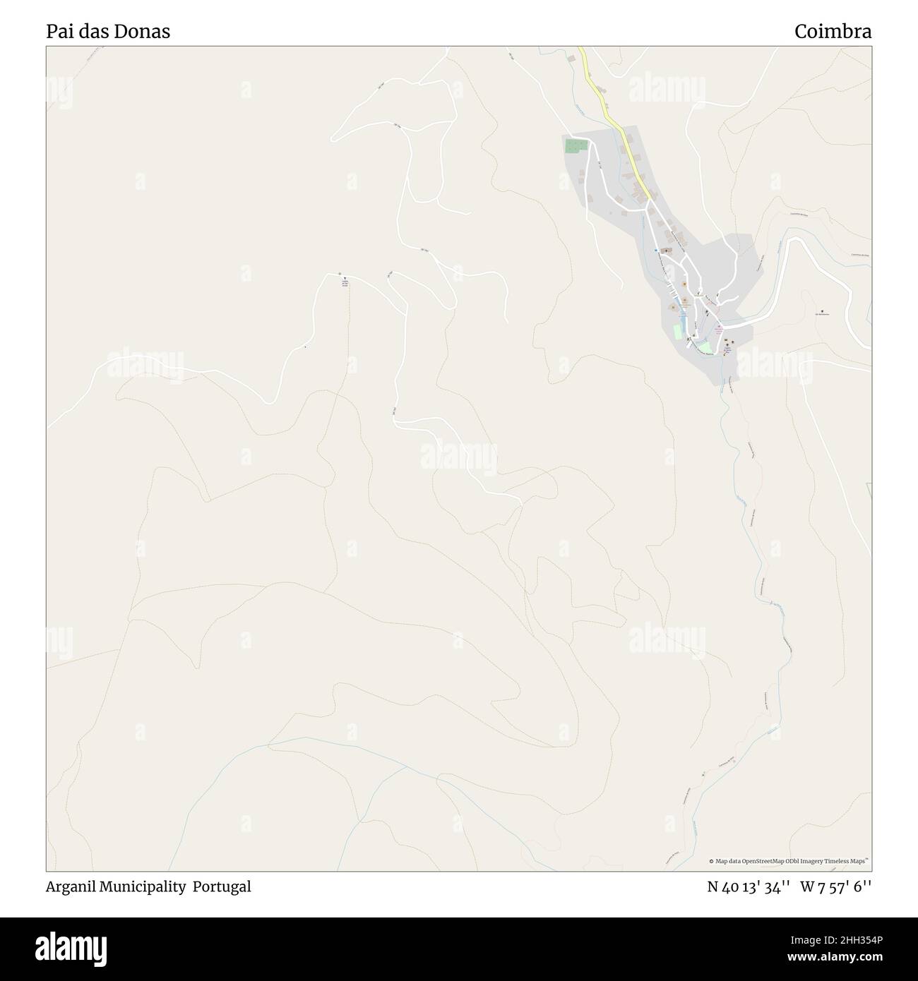 Pai das Donas, Arganil Municipality, Portugal, Coimbra, N 40 13' 34 ...