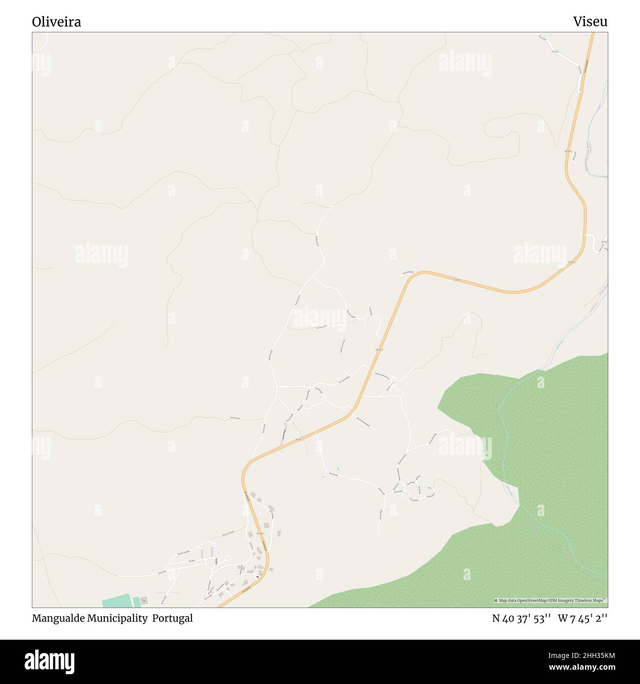 Map of mangualde portugal hi-res stock photography and images - Alamy