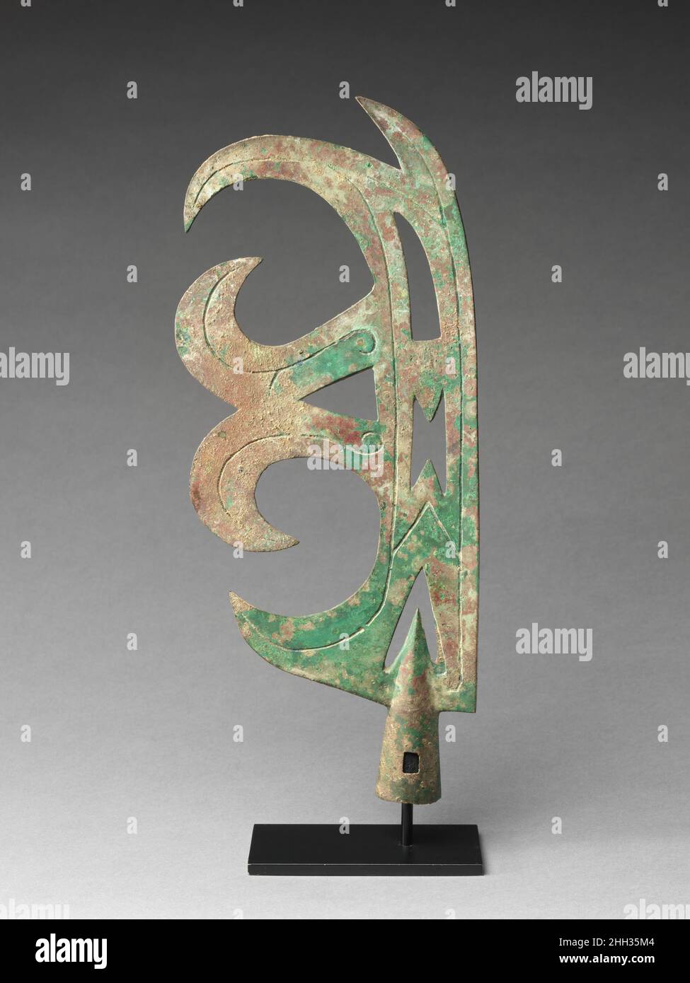 Ceremonial halberd blade or finial China The dramatic and imposing ...