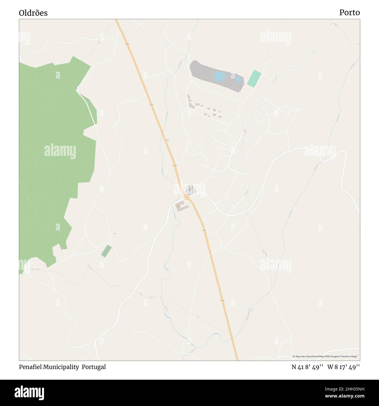 Map of penafiel hi-res stock photography and images - Alamy