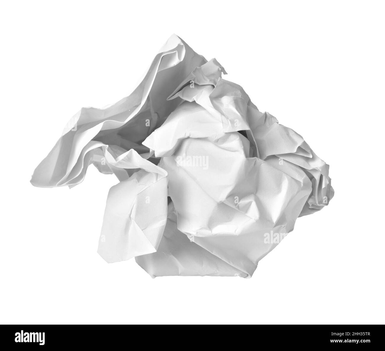 paper ball crumpled garbage trash mistake Stock Photo - Alamy
