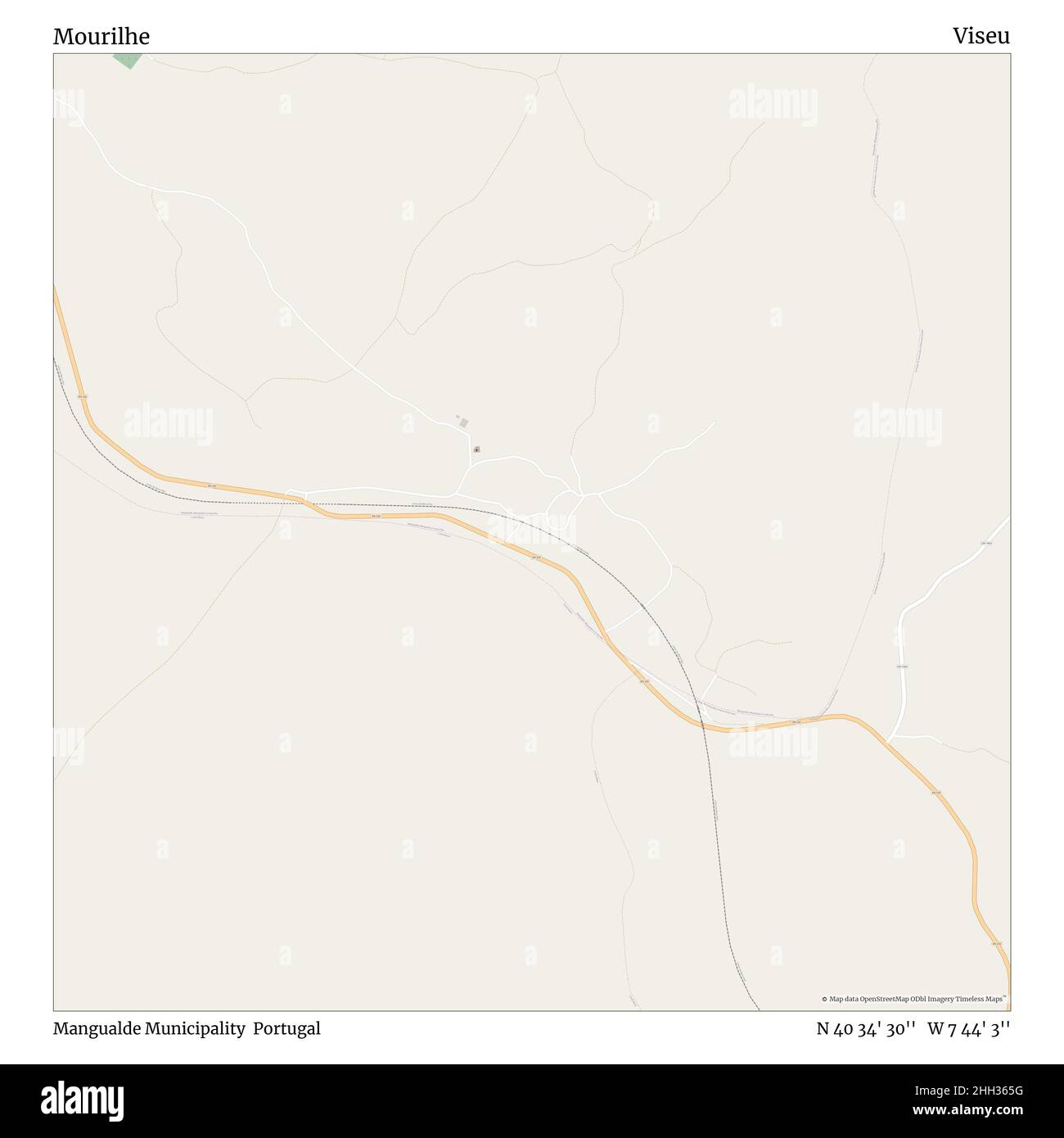 Map of mangualde portugal hi-res stock photography and images - Alamy