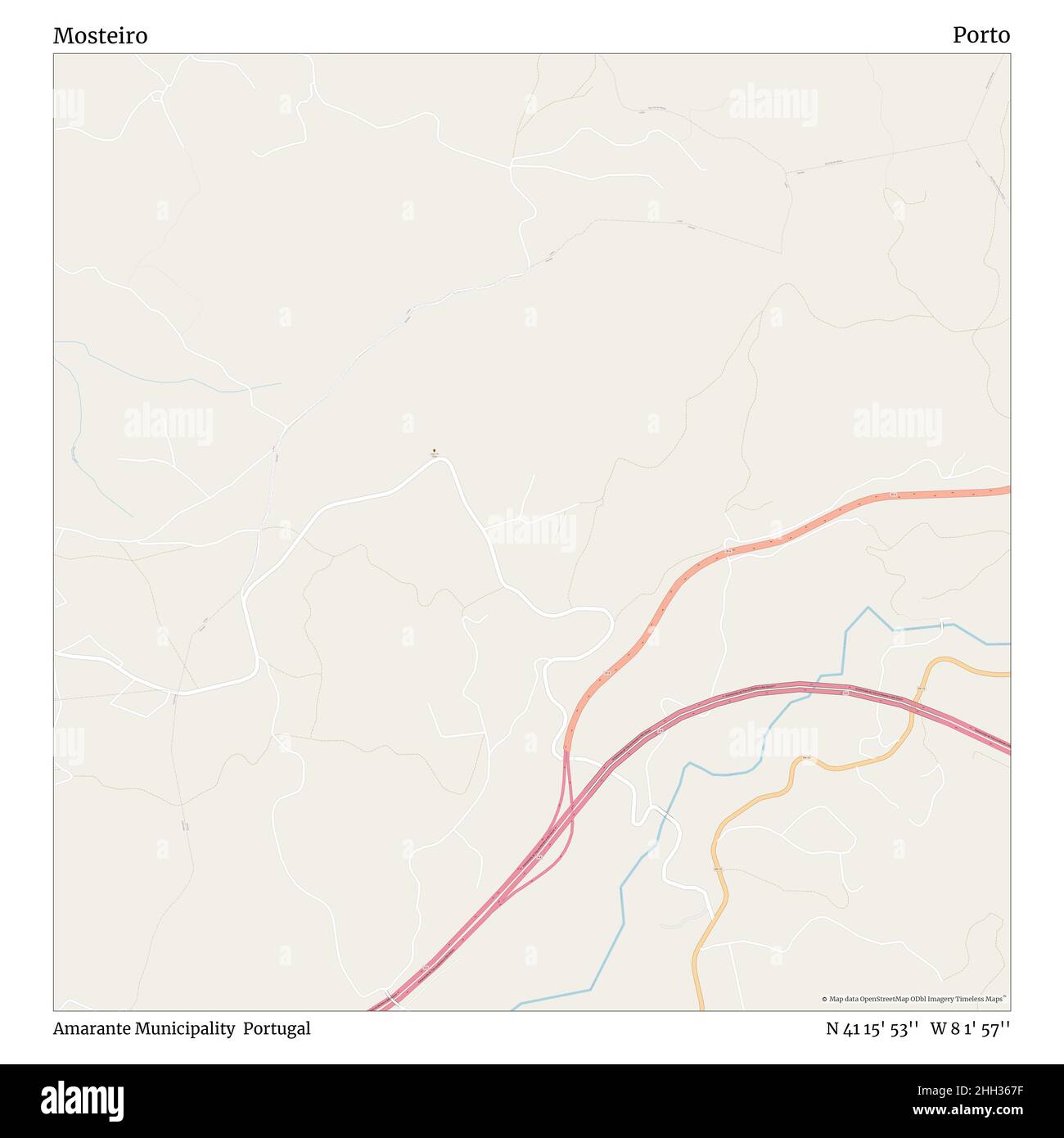 Map of amarante portugal hi-res stock photography and images - Alamy