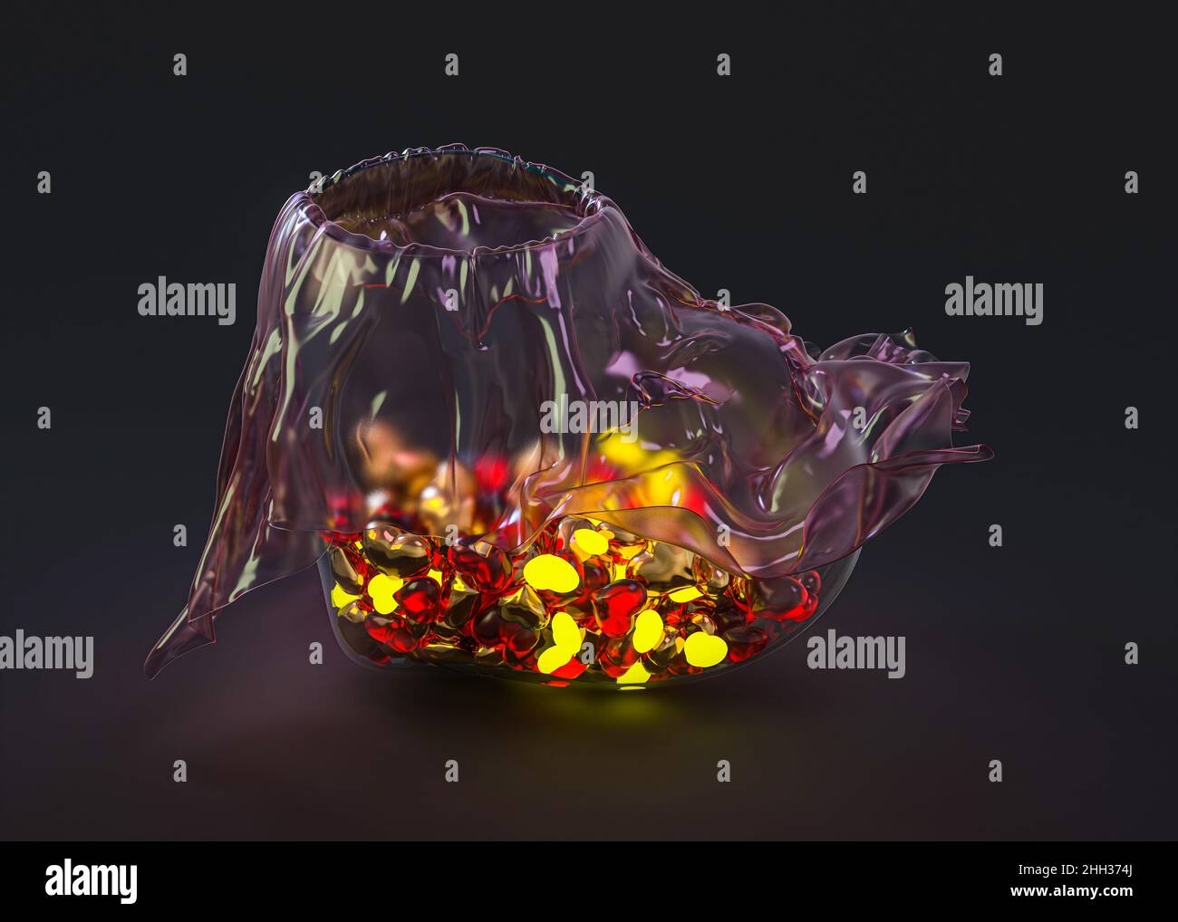 Heart under cloth hi-res stock photography and images - Alamy