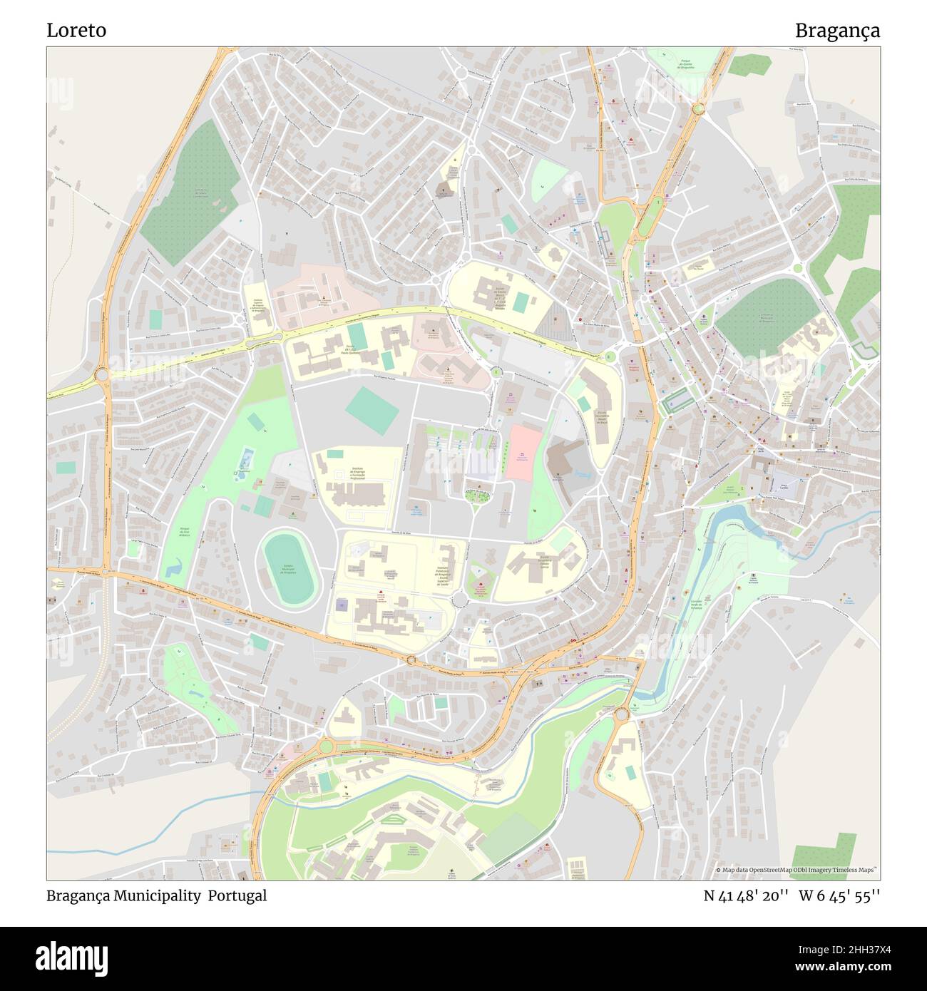 Map of loreto hi-res stock photography and images - Alamy