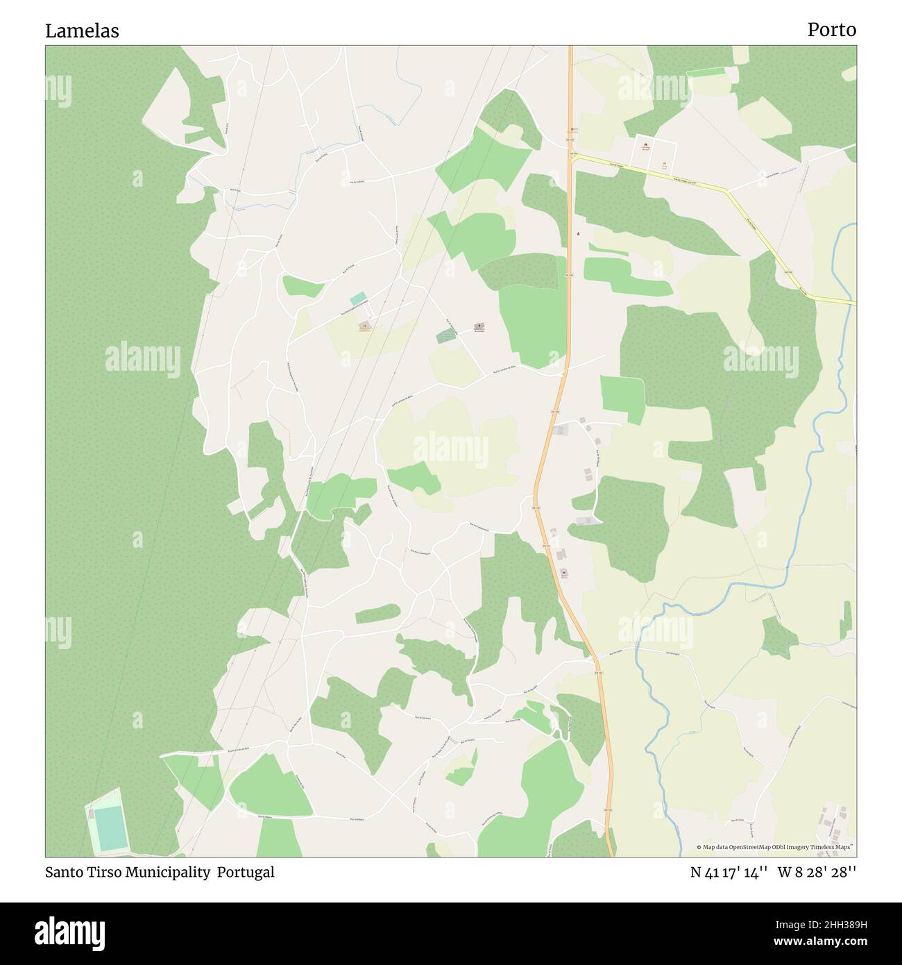 Lamelas, Santo Tirso Municipality, Portugal, Porto, N 41 17' 14'', W 8 ...
