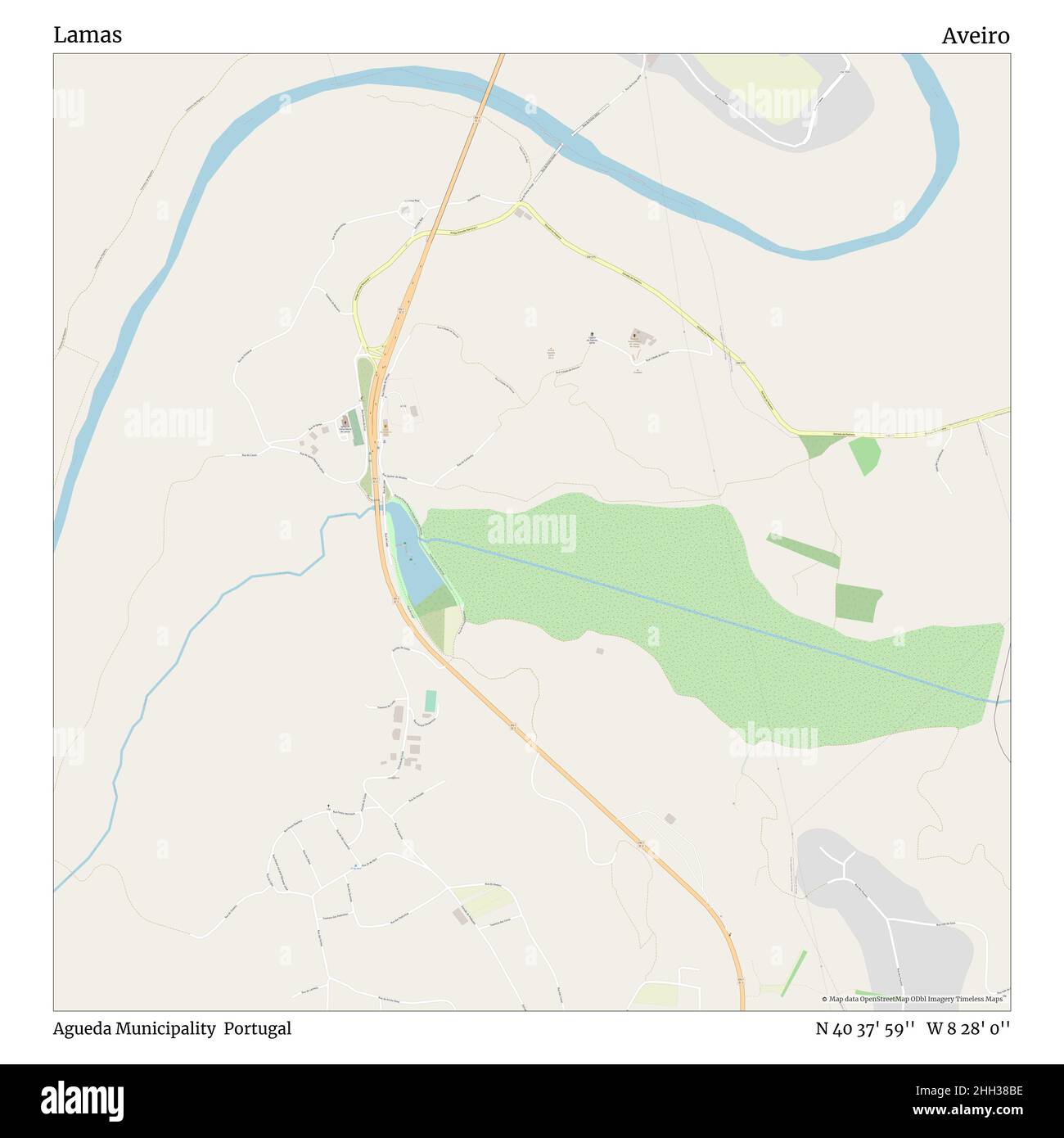 Map of agueda portugal hi-res stock photography and images - Alamy