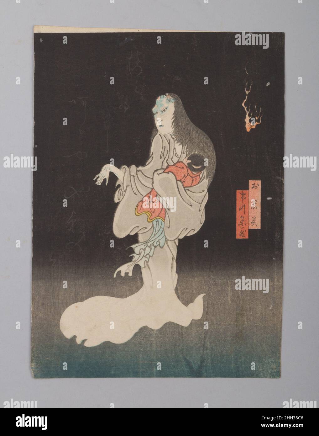 Ichikawa Yonez? as the Ghost of Oiwa 1865 Enjaku ?? Japanese The ghost ...