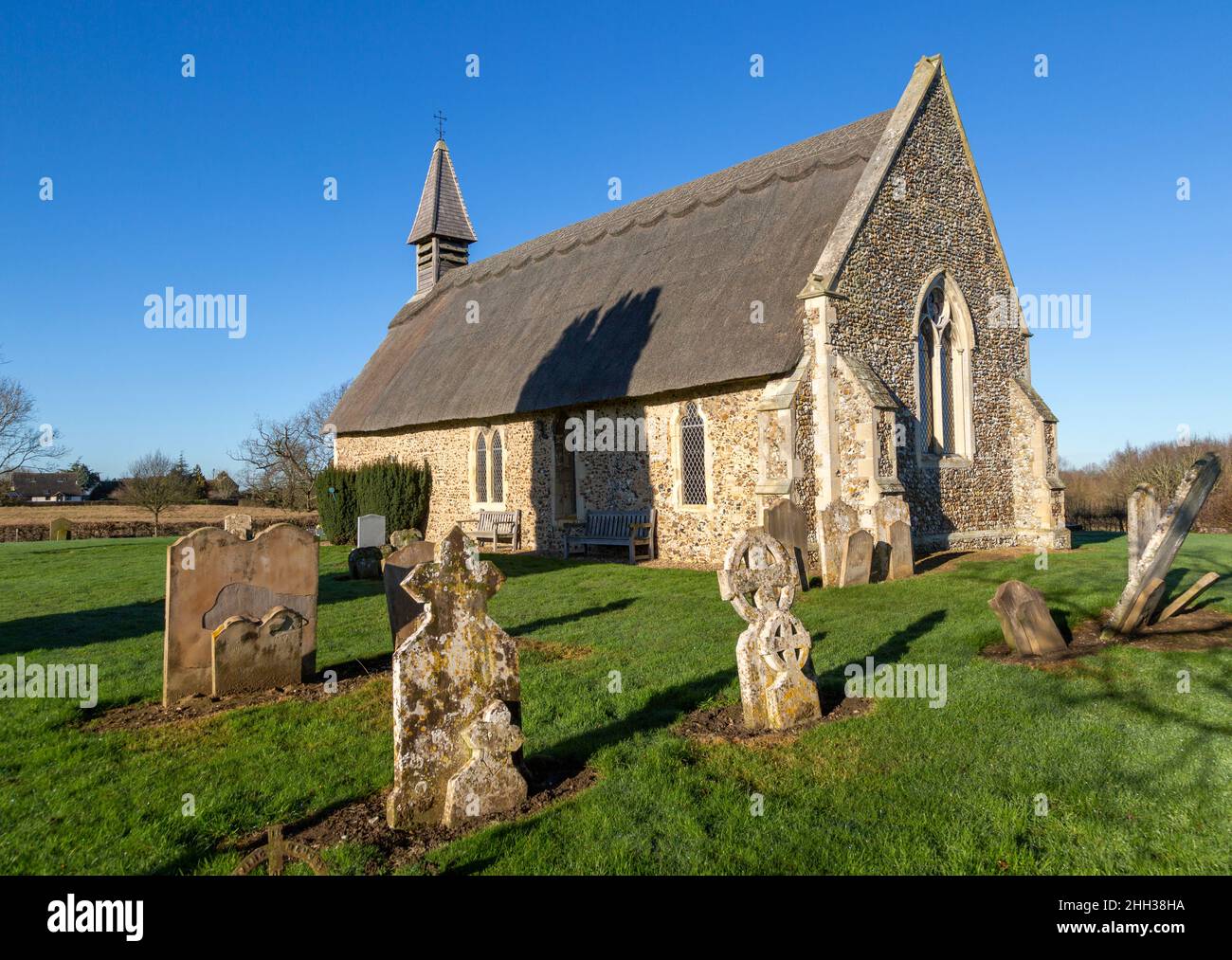 Village parish church of Saint Augustine, Harleston, Suffolk, England ...
