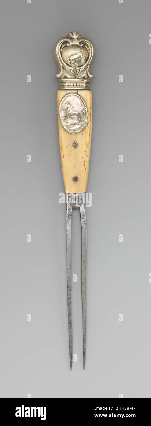 Table fork second half 18th century German, possibly Westphalia. Table ...