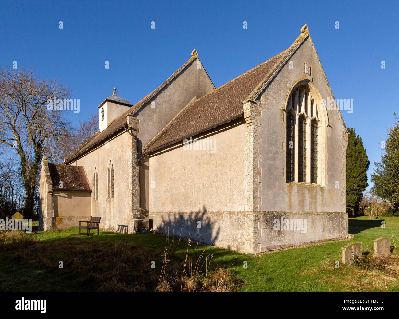 Village parish church of King Charles the Martyr, Shelland, Suffolk ...