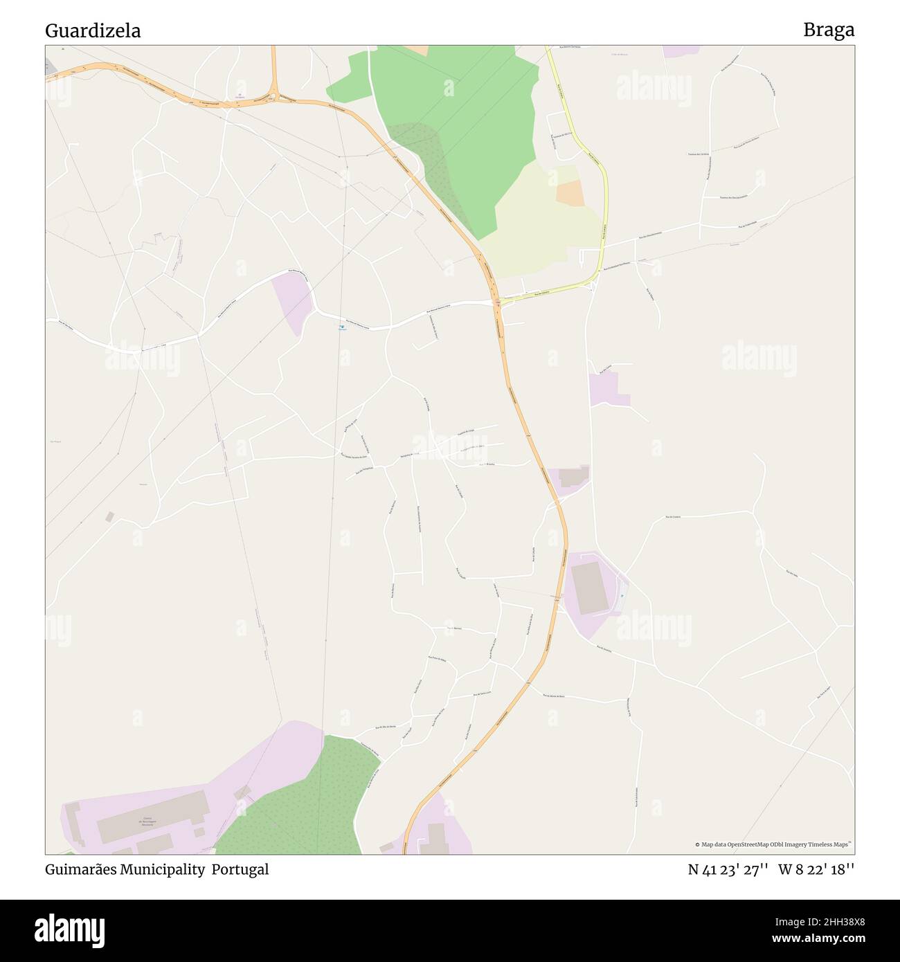 Map of guimaraes hi-res stock photography and images - Alamy