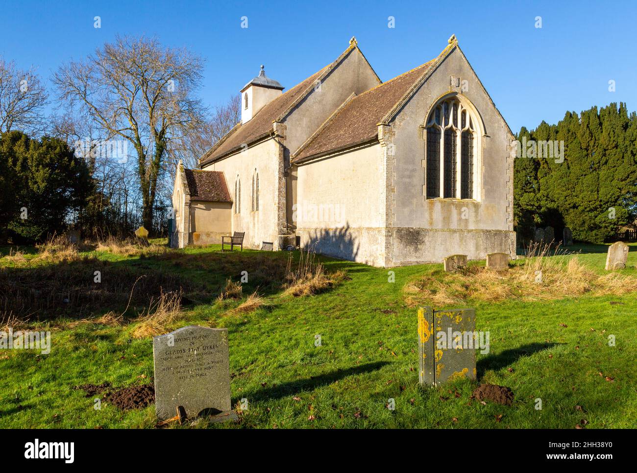 Village parish church of King Charles the Martyr, Shelland, Suffolk ...