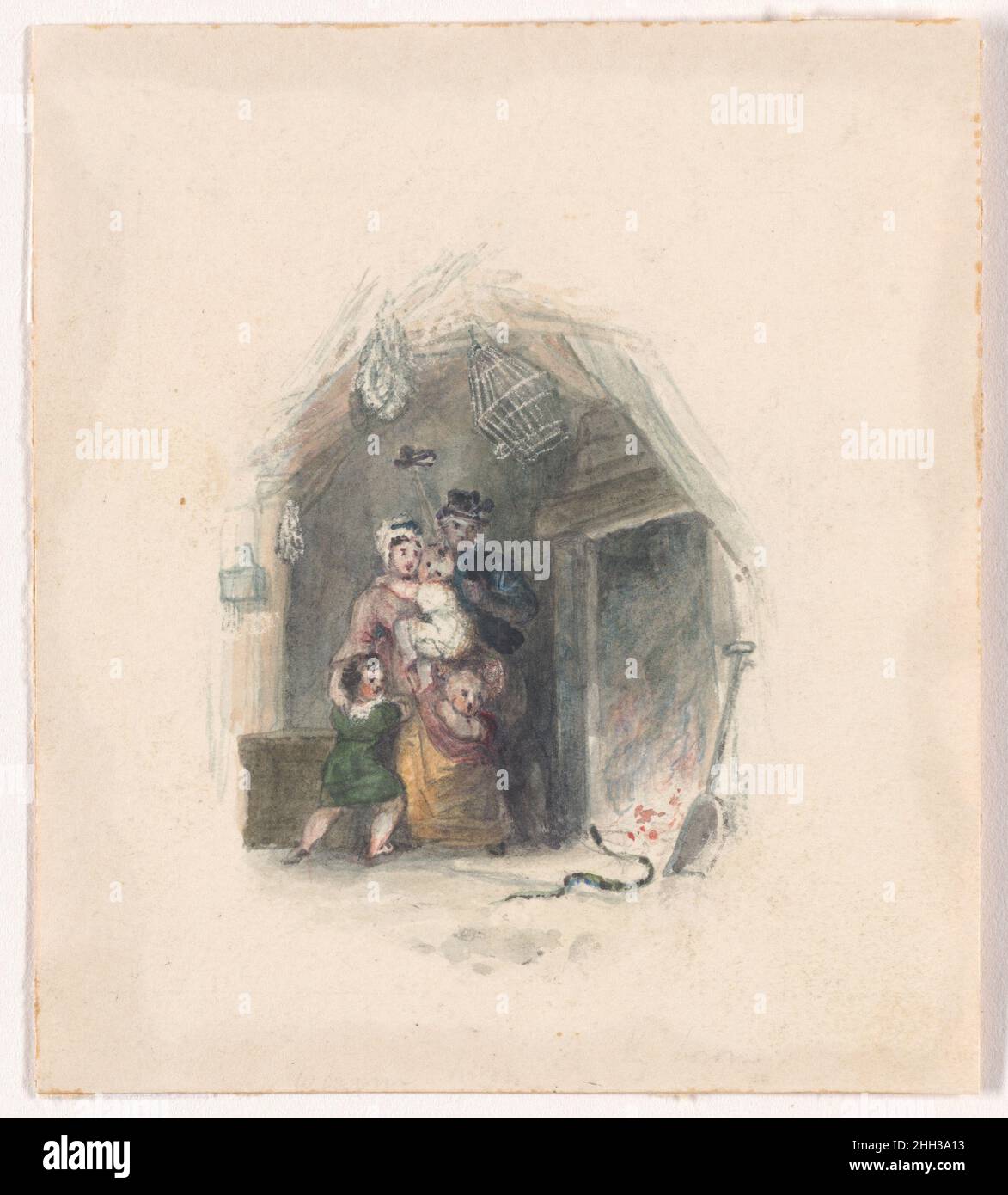 Illustration design for "The Economy of Human Life" 1834 Frank Howard A ...