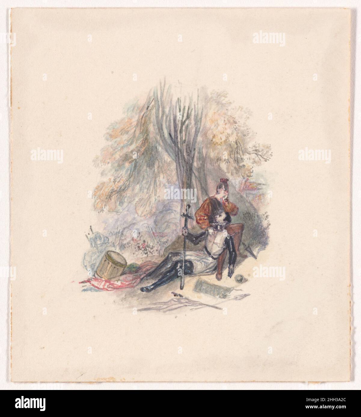 Wounded Knight Drawing