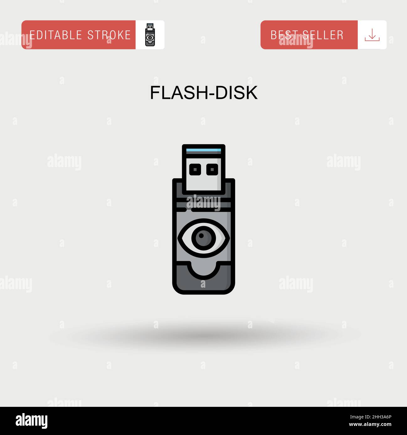 Flash-disk Simple vector icon Stock Vector Image & Art - Alamy